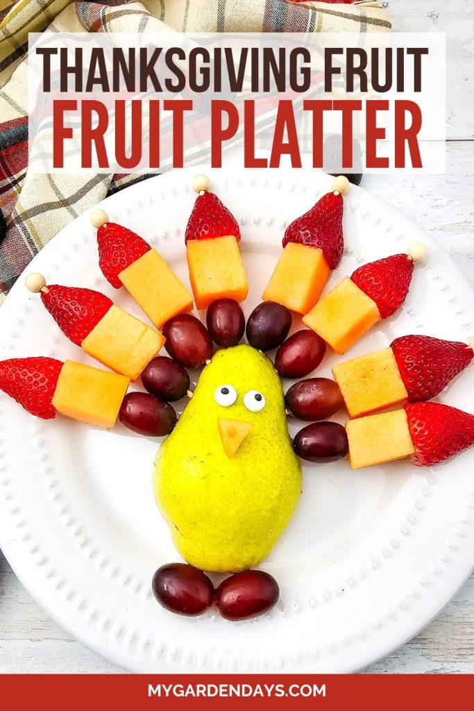 Adorable Thanksgiving Fruit Turkey Everyone Will Gobble Up | My Garden Days