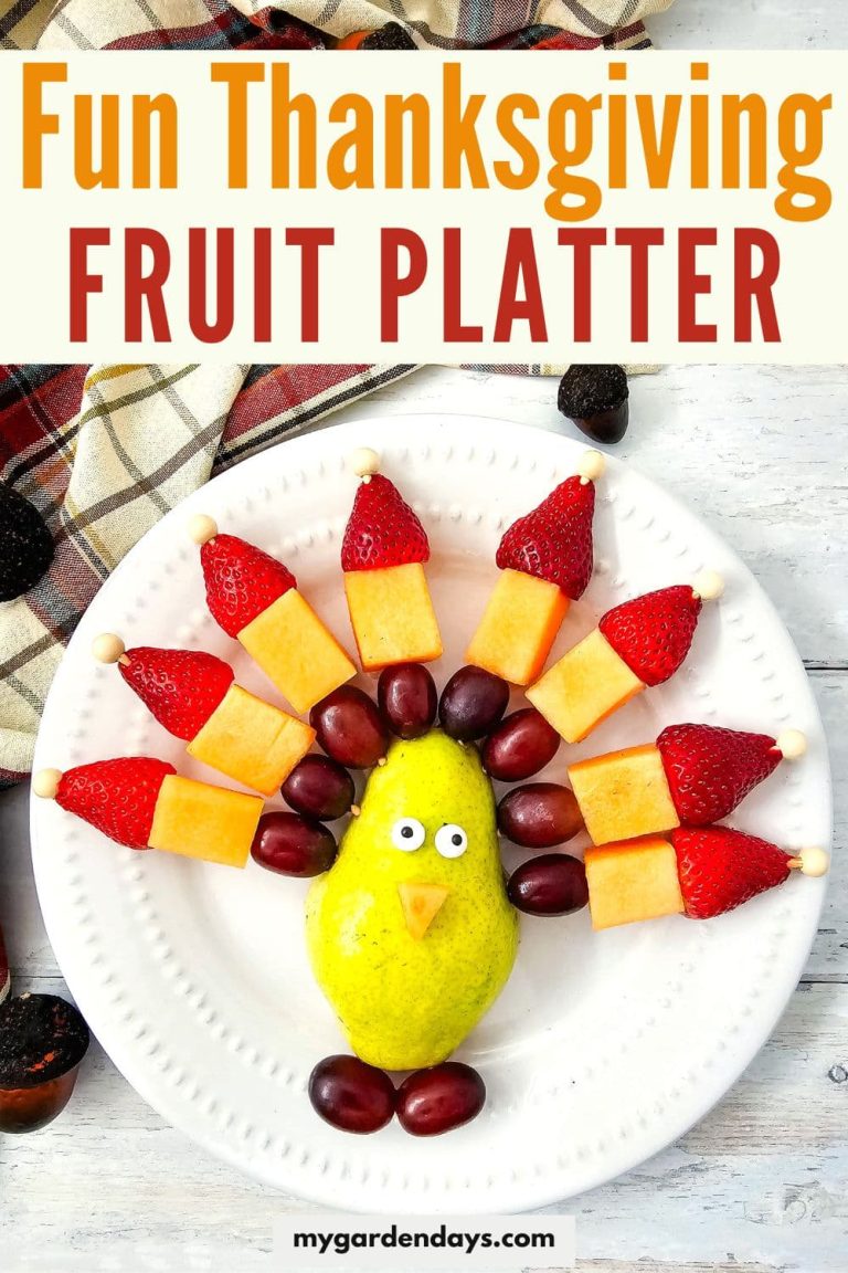 Adorable Thanksgiving Fruit Turkey Everyone Will Gobble Up | My Garden Days
